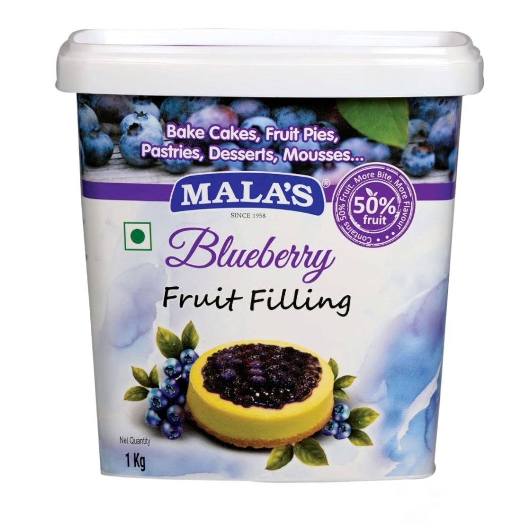 Mala's Blueberry Fruit Filling 1 Kg – Vinayak De Food Mart
