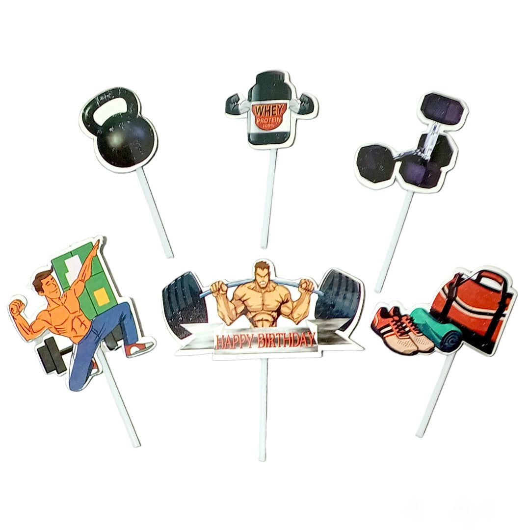 A41 Gym Theme Paper Toppers Set – Vinayak De Food Mart