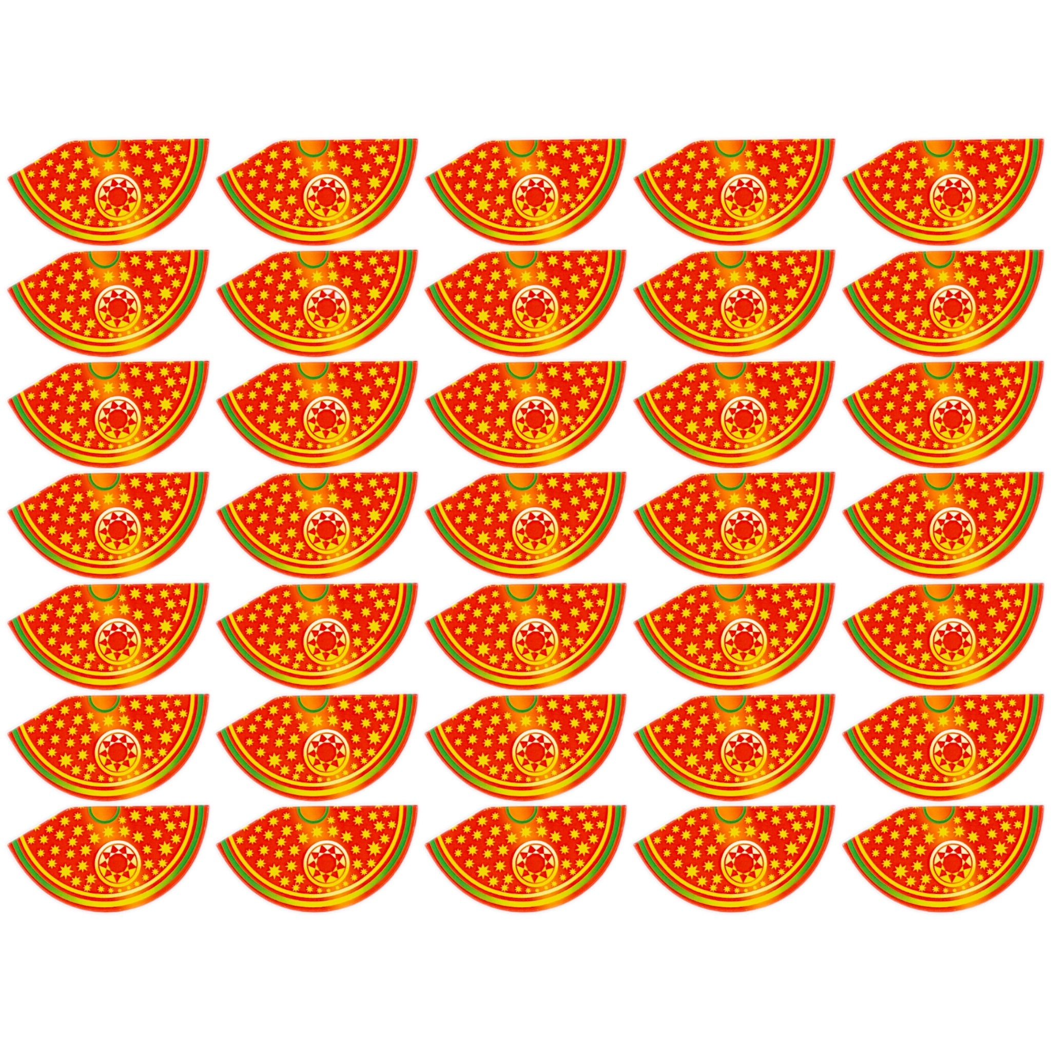 J306A Small Anar | Cone Diwali Cracker Chocolate Sticker Sheet ...