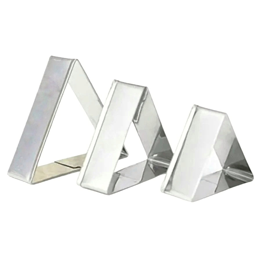 Triangle Shape 3 Piece Cookie Cutter Set – Vinayak De Food Mart