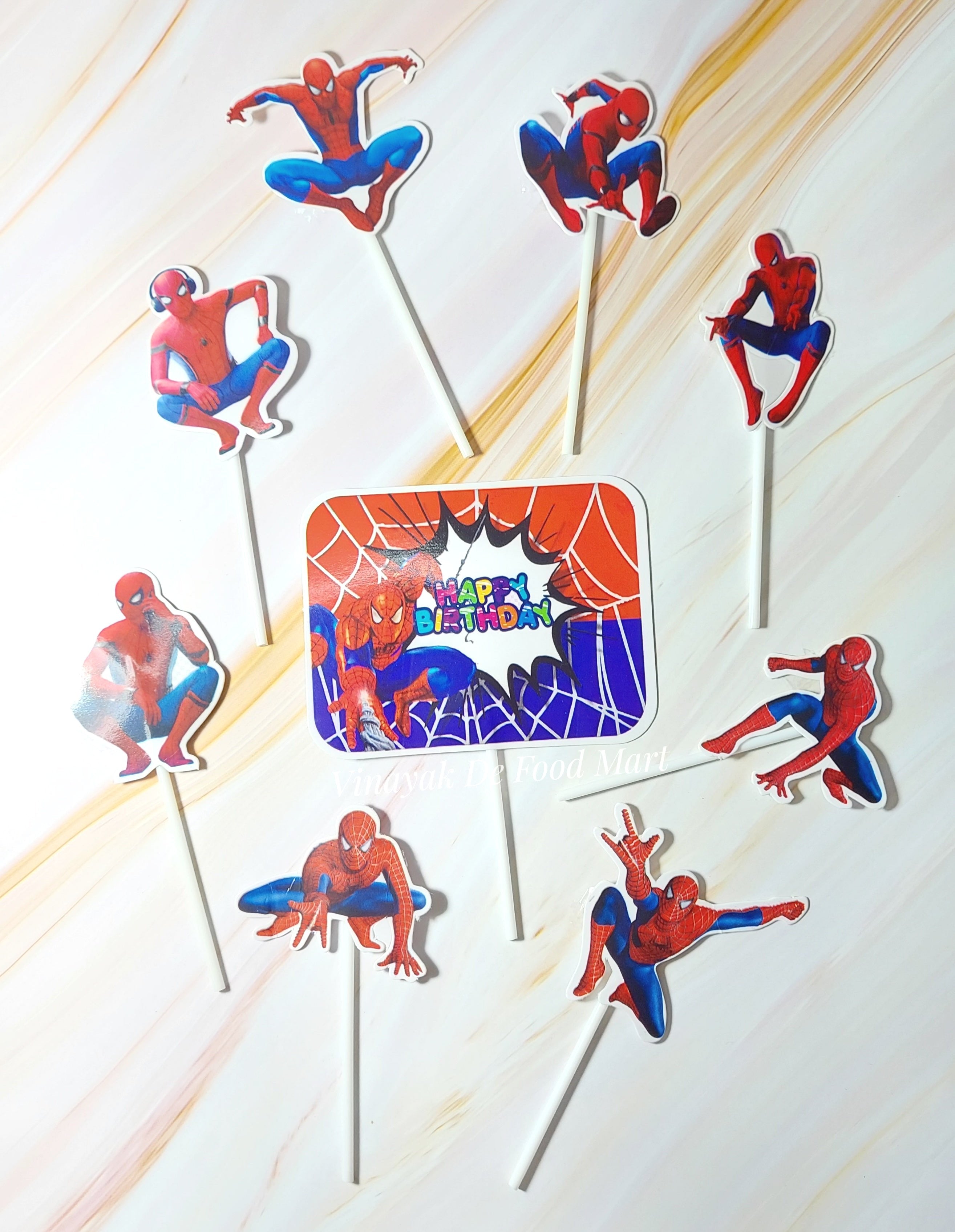A21 Spiderman Theme Paper Toppers – Vinayak De Food Mart
